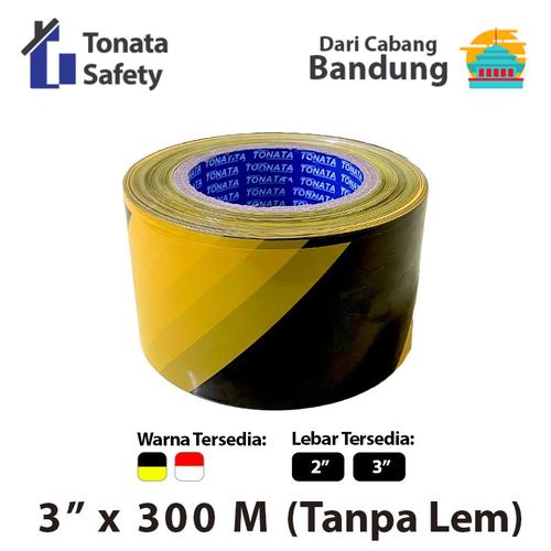 Promo Police Line Kuning Hitam / Garis Polisi 3 Inchi x 300 Meter ...