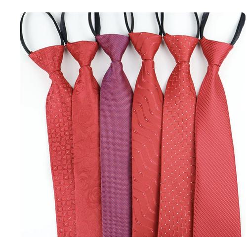 Promo Dasi Merah Instan Zipper Lebar 3inch Dasi Pria Dewasa - Motif G ...