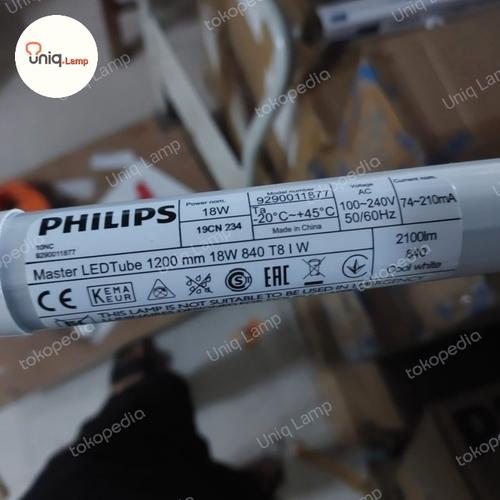 Jual Lampu TL Led Tube Master 18W 840 Philips 1200mm - Jakarta Pusat - Uniq Lamp | Tokopedia