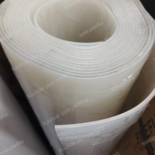 Jual silicone ruber sheet / karet silicone lembaran 10mm x 100cm x ...