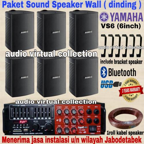 Jual Paket Sound Speaker Cafe kantor pabrik YAMAHA VS6 6inch isi 6unit - NON INSTALASI - Jakarta ...