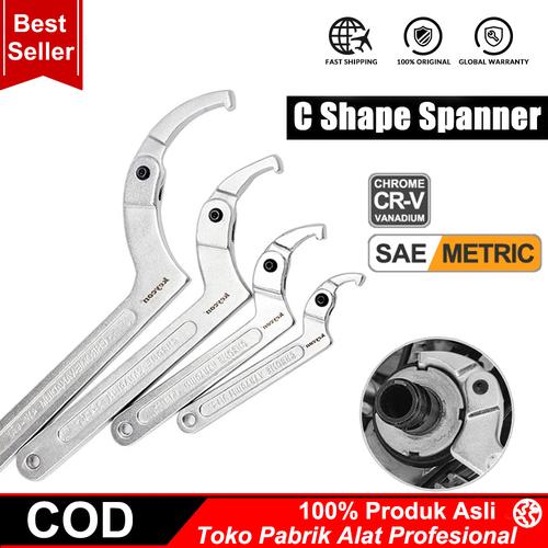 Promo Hook Wrench Kunci Komstir Motor 45-52mm 3/4-2 Inch Konci Kait ...