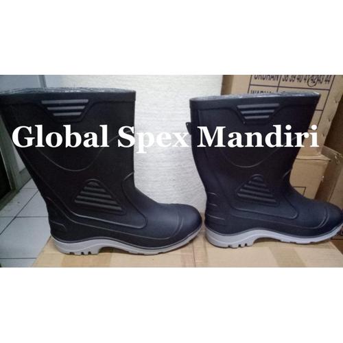 Jual CARGO SEPATU BOOTS / BOOT KARET / SEPATU PROYEK HITAM PENDEK - 41 ...