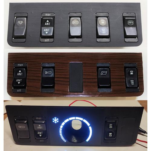 Jual Panel Switch Custom Saklar Atas Mercy Tiger Mercedes W123 200 230 ...