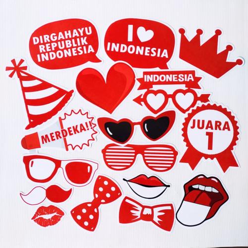 Jual Photobooth props agustusan properti foto HUT kemerdekaan RI 17 ...