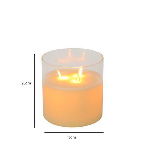 Jual Lilin LED Elektrik Hiasan Meja Makan / Luxury Candle Jar 1128 - 3 ...