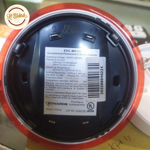 Jual Smoke Detector Edwards EDC-M9102 + Base Edwads - Jakarta Pusat ...