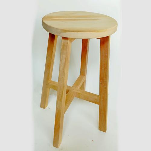 Promo Kursi Kafe | Kursi Kayu Bulat | Kursi Bar - natural, tinggi 50 cm ...