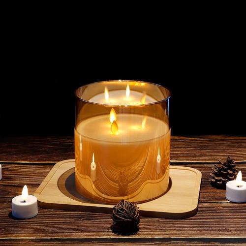 Jual Lilin LED Elektrik Hiasan Meja Makan / Luxury Candle Jar 1128 ...