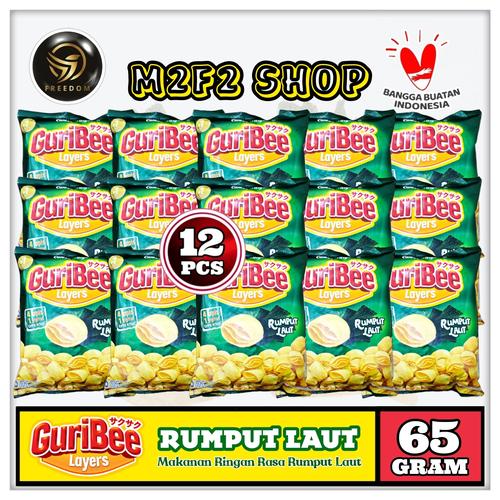 Jual Keripik GuriBee Layers Snacks Rumput Laut - 65 gr (Harga 12 Pcs) - Jakarta Pusat - M2F2 ...