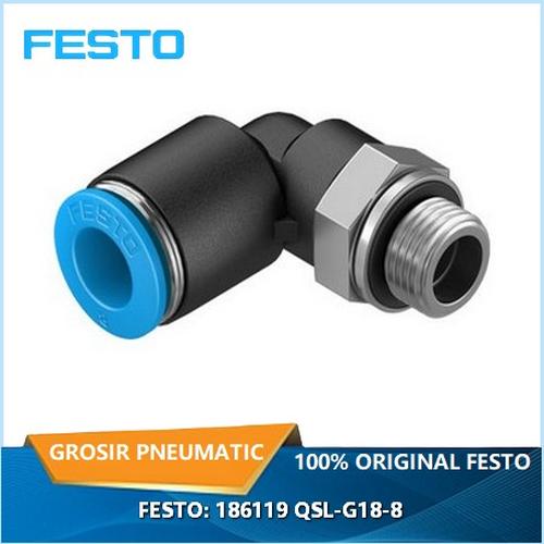 Jual FESTO 186119 QSL-G1/8-8 Push-in L-fitting - Kab. Tangerang - Grosir Pneumatik | Tokopedia