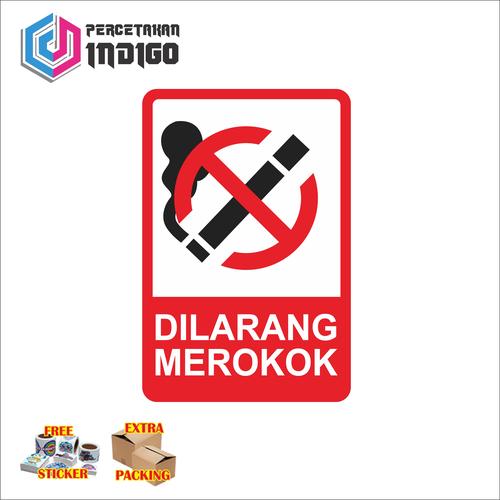 Jual plat alumunium rambu dilarang merokok type b - Kab. Bekasi ...