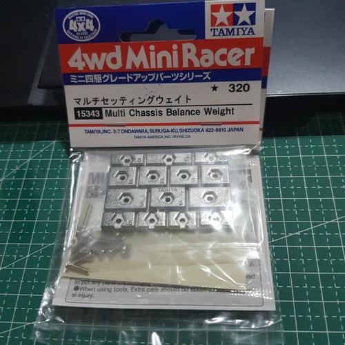 Jual Tamiya 15343 Multi Chassis Balance weight mini 4wd parts - Kota ...