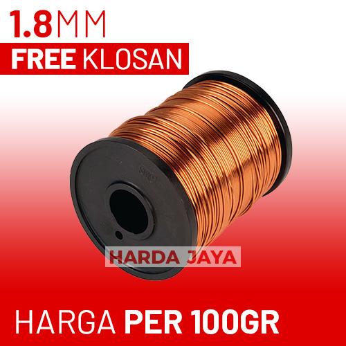 Jual KAWAT EMAIL TEMBAGA 1.8MM KILOAN, COPPER WIRE GULUNG DINAMO KG 1 ...