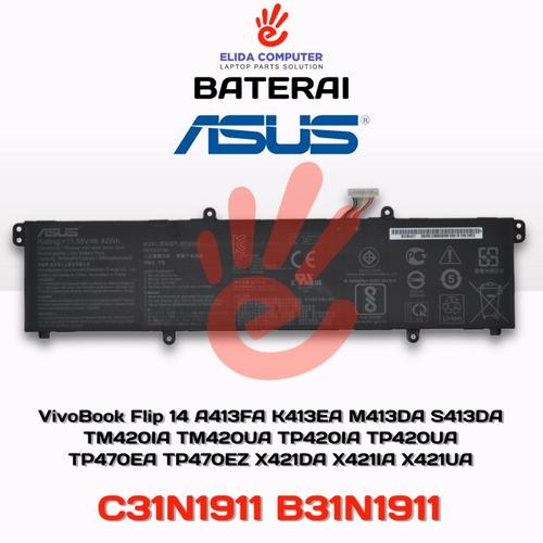 Jual Baterai Asus VivoBook 14 M413 M413DA M413IA X413 X421UA B31N1911 ...