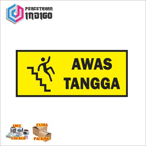 Jual plat alumunium rambu rambu awas tangga - Kab. Bekasi - PERCETAKAN ...