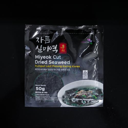Jual Dried Cut Seaweed / Rumput Laut Kering / Miyeok Cut - 50 Gram ...