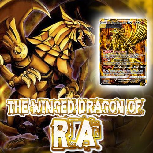 Jual KARTU POKEMON TCG HOLOGRAM THE WINGED DRAGON OF RA POKEMON VERSION ...