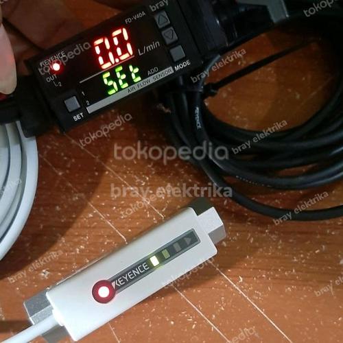Jual Fd-V40A + Fd-A100 Air Flow Sensor 100L Keyence 1 Set - Jakarta ...