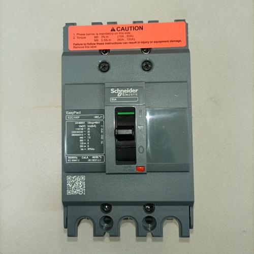 Jual Schneider ASLI MCCB Breaker 3 Phase 50A 10kA ezc100F + Surat Keaslian - Jakarta Barat ...