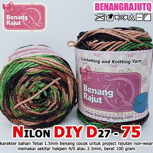 Jual NILON SEMBUR DIY D27 CATALOG BENANG RAJUT Q - NILON SEMBUR 90 ...