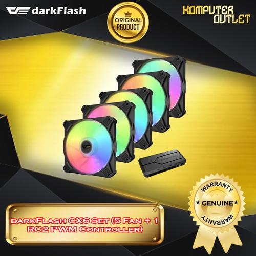 Jual DARKFLASH AIGO CX6 Set ARGB 5 FAN + 1 RC2 PWM Controller PWM ...