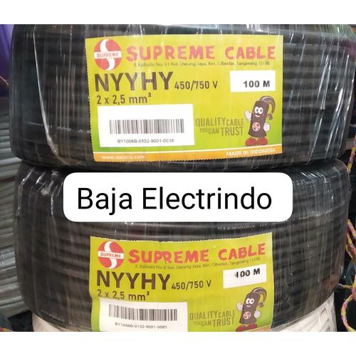 Jual SUPREME Kabel listrik Serabut NYYHY 2x2,5mm Supreme @100mtr dan 50mtr NYYHY 2x2.5 mm 2x2 ...
