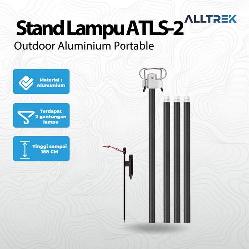 Promo ALLTREK Stand Lamp Ground ATLS-2 Camping Tiang Lampu Outdoor ...