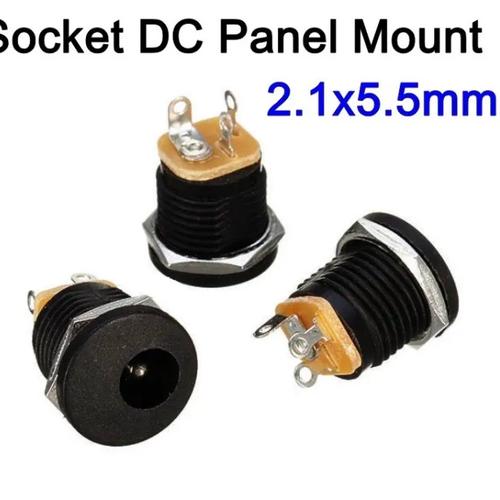 Jual soket socket DC in female bulat 2.1x5.5mm model baru - Kota Medan ...