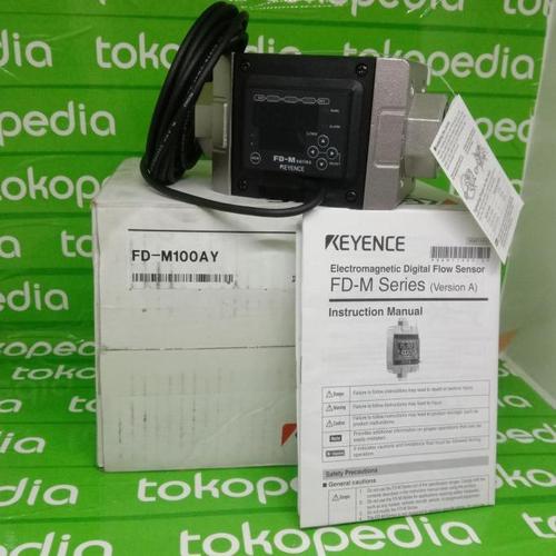 Jual Keyence Electromagnetic Digital Flow Sensor Fd-M100Ay 24V Dc ...