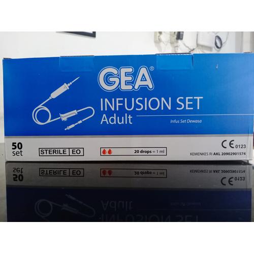 Jual Infuset GEA Dewasa / Set infus GEA per BOX - Kota Medan - Davinci ...