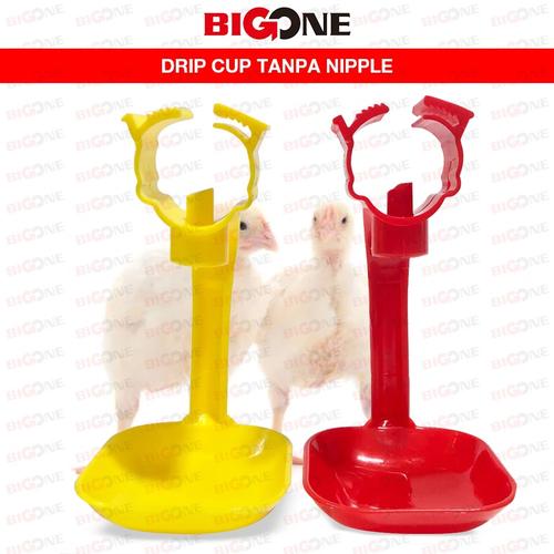 Jual Drip Cup Broiler Kuning / Merah Kosongan / Polos Tanpa Nipple ...