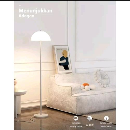 Jual Lampu Standing LED minimalis dekorasi Ruang tamu/tidur - Putih ...