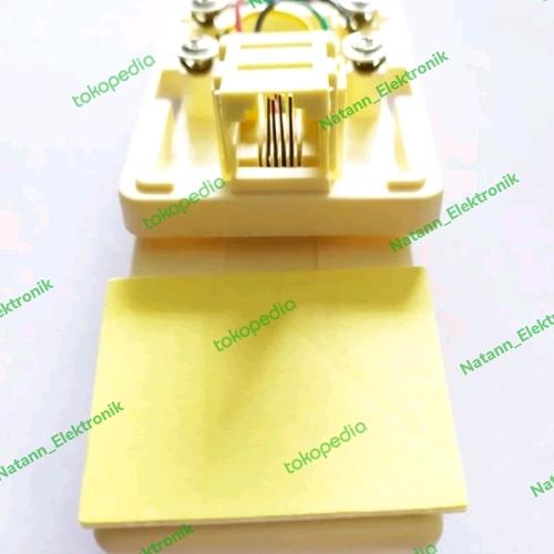Jual roset telepon tlp telpon terminal 1 lubang 1lubang 1lobang lobang ...