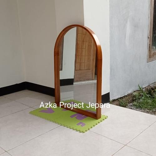 Jual cermin arch frame kayu jati / cermin custom - Kab. Jepara - Azka ...