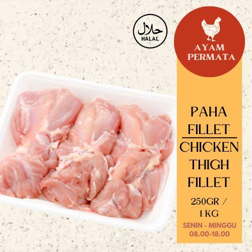 Jual Ayam Fillet Paha Boneless FRESH Chicken Tighs Filet Permata Halal ...