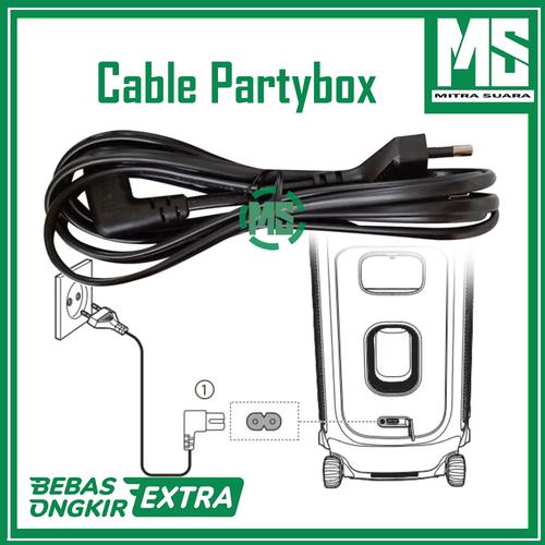 Jual Cable JBL Partybox 310 710 1000 kabel listrik original power cord ...