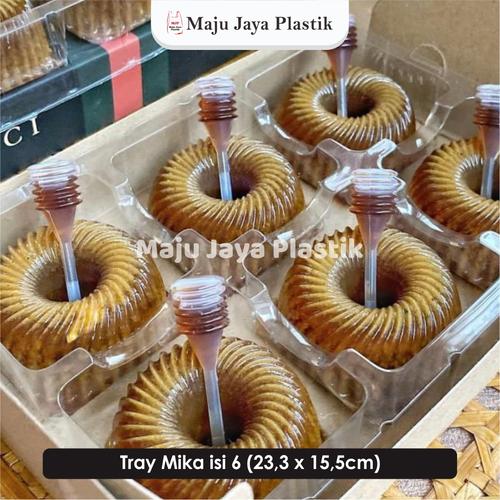 Jual TRAY MIKA PUDING DAN CAKE ISI 6/ Alas Mika Pudding Mini/Cetakan ...
