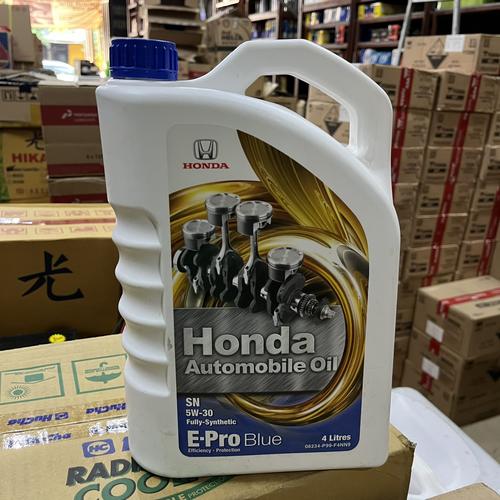 Jual Oli Mobil Bensin AHM Honda E-PRO BLUE 5W-30 4 Liter Fully ...