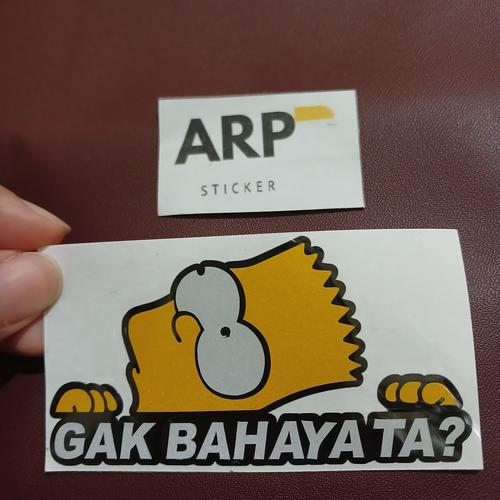 Jual STICKER STIKER GAK BAHAYA TA CUTTING - Jakarta Timur - ARP Sticker ...