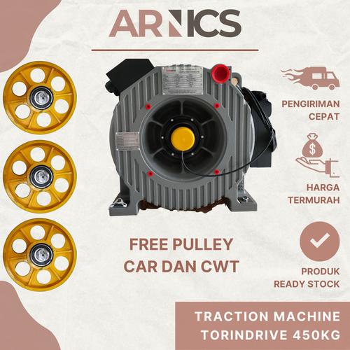 Jual Torin Traction Machine GTW7A 450kg Elevator Gearless 450kg Mesin ...