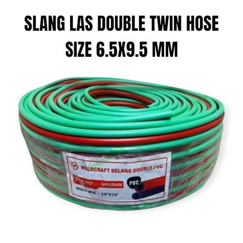 Jual SLANG SELANG LAS DOUBLE TWIN HOSE RUBBER 6.5 x 9.5 MM - 10M ...