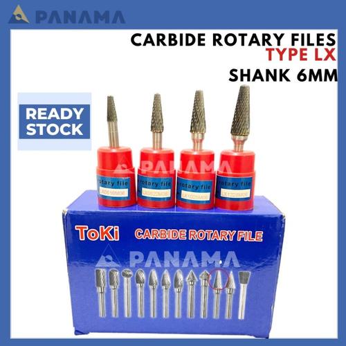 Jual Rotary Burr Bor Cuner Type LX 6x16 8x22 10x25 12x28 16x33 Shank 6 ...