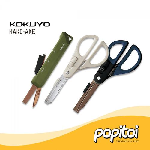 Jual KOKUYO HAKOAKE 2-Way Non-Stick Scissors Gunting - BLUE - Kota Surabaya - Popitoi | Tokopedia