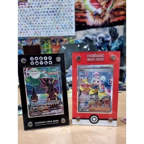 Jual POKEMON OFFICIAL CARD STANDER DISPLAY (RED AND BLACK) BACA ...
