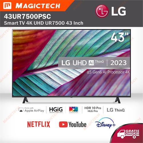 Jual SMART TV LG 43UR7500PCS 43 INCH 43" LED 4K UHD HDR THINQ AI ...