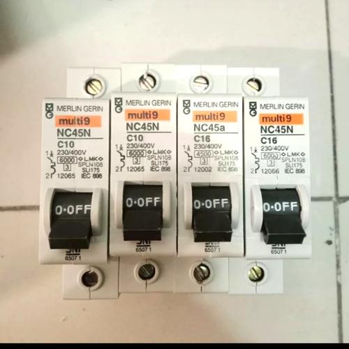 Jual MCB MERLIN GERLIN NC45A 6A 10A 16A 20A - Jakarta Pusat - Dan elektrik shop | Tokopedia
