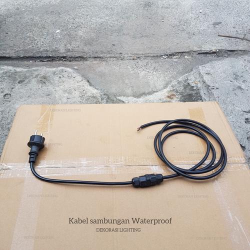 Jual kabel colokan waterproof + sambungan untuk outdoor custom panjang ...