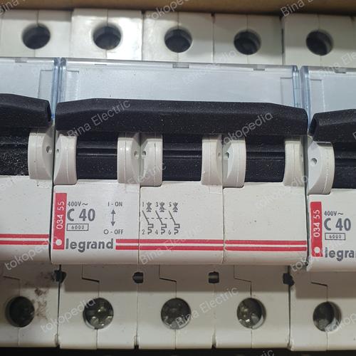 Jual MCB Legrand 3P 40A 6kA / MCB Legrand 3 Pole 40 Ampere 6 kA ...