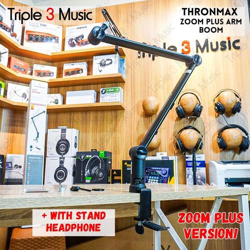 Jual Thronmax Zoom S3 premium Stand mic Microphone boom arm radio ...